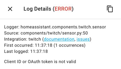 Twitch Integration Configuration Home Assistant Community