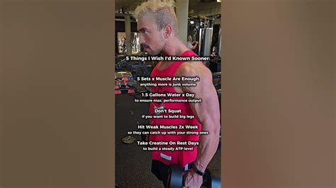 which tip are you not following yet implement it asap fitness gym
