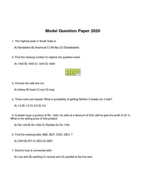 Model Qp 2021 Pdf