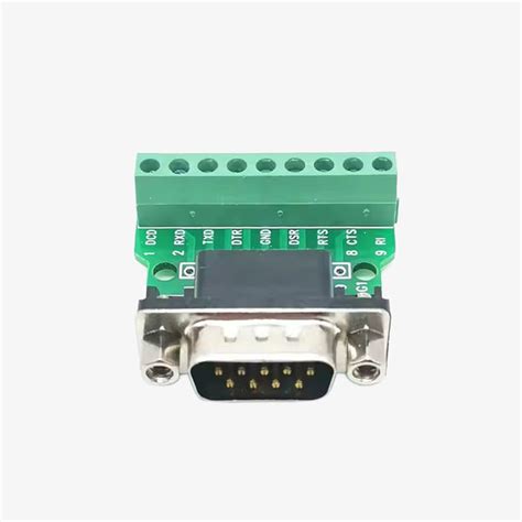 Db9 Male Screw Terminal To Rs232 Rs485 Conversion Board Quartzcomponents