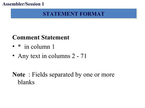 Assembler Language Tutorial For Mainframe Programmers Ppt