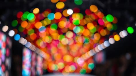 Captivating Abstract Bokeh Pattern With Vivid Colors And Sharp Focus A