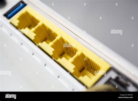 Ethernet Port On The Back Of The Router Hi Res Stock Photography And Images Alamy
