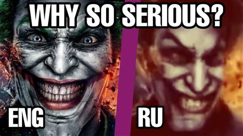 Jonkler Meme Joker Laughs English Vs Russian Version Youtube