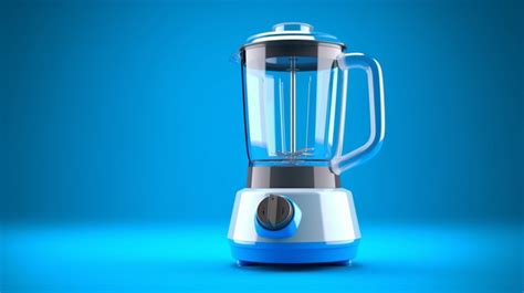Innovative Concept Contemporary Blender On Blue Background 3d Render