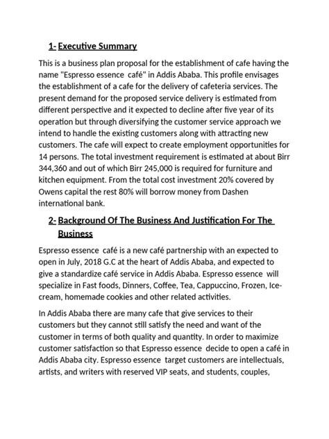 Entrepreneurship Assignment Pdf Coffeehouse Restaurants