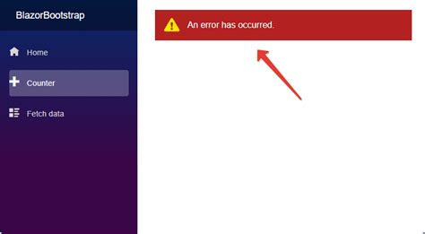 Blazor Net 6 и обработка ошибок Компонент Errorboundary