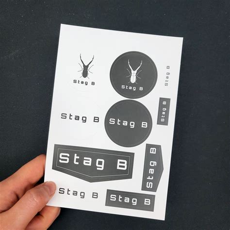스택비 스텍비 오토바이 튜닝 스티커 헬멧 바이크 스쿠터 자동차 차량 차량용 커스텀 데코 엠블럼 로고 마크 데칼 커버 반사 방수 림 바이크 필름 사슴벌레