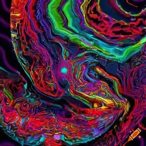 Artistic Depiction Of Ai Brainwave Patterns On Craiyon