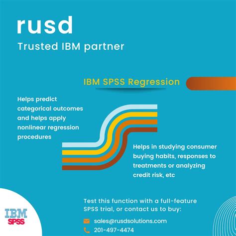 Rusd Solutions On Linkedin Data Dataanalytics Ibm Ibmspssstatistics Spss Regression