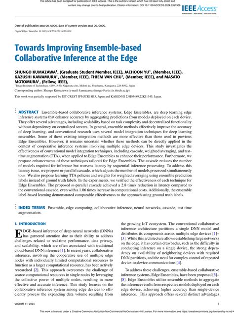 pdf toward improving ensemble based collaborative inference at the edge