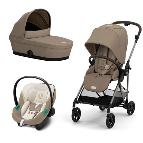 Детска количка Cybex Melio 3 в 1 ново издание ултра лека с кош за