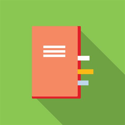 Notebook Flat Icon 13979662 Vector Art At Vecteezy