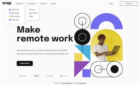 GitHub Kujerocoding Intro Section With Dropdown Navigation Intro Section With Dropdown