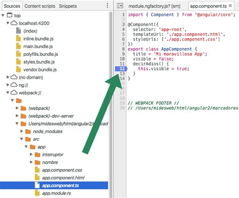 Cómo Se Depura El Typescript En Una Aplicación Angular