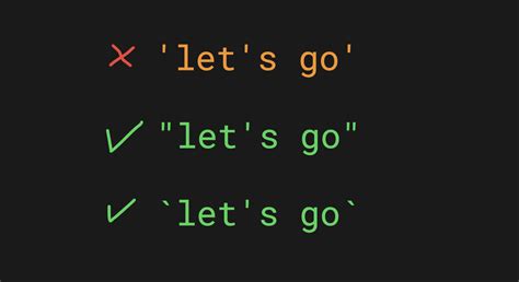 Double Quotes Vs Single Quotes In Javascript