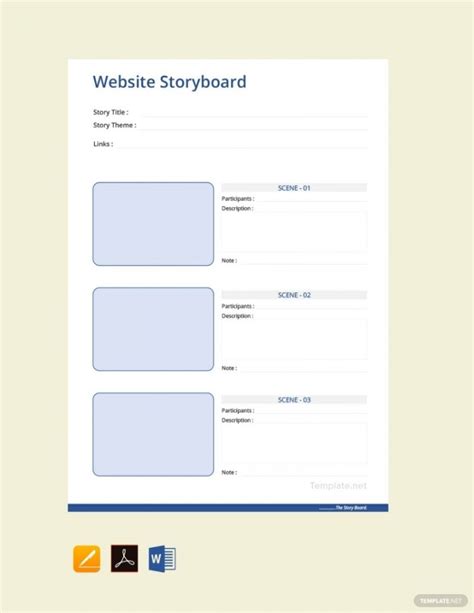 100 Best Storyboard Templates Collection 2024 Begindot