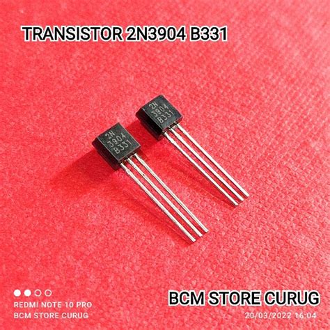Jual 10 Buah Transistor 2n3904 2n 3904 Npn Amplifier Transistor To 92 At77 Shopee Indonesia