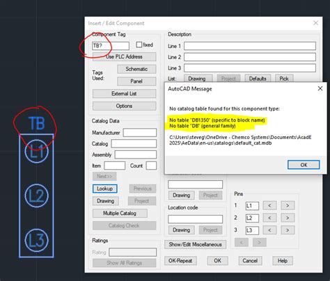 Solved How To Reset Autocad Electrical Catalog Back To Default