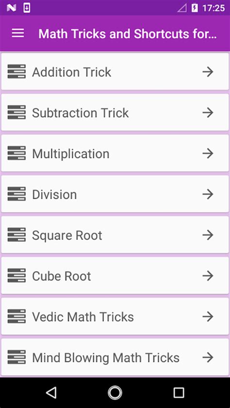 Math Tricks Competitive Exam Apk สำหรับ Android ดาวน์โหลด