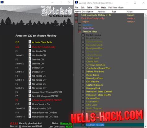 Читы на Rdr2 2024 Multihack V5 2 Godmode Teleport Treasure Maps