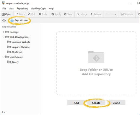 starting with an unversioned project learn git ebook gui edition