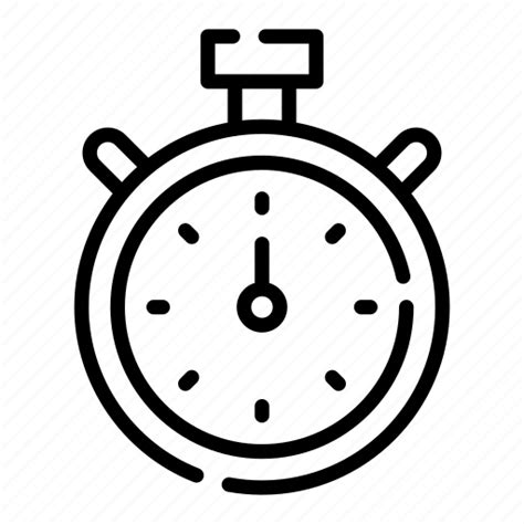 Stopwatch Clock Timepiece Chronometer Timer Timekeeper Hourglass Icon Download On Iconfinder
