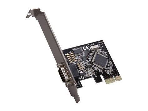 SYBA PCI Express Port DB RS Serial Card With Low Profile Bracket RoHS Model SD PEX