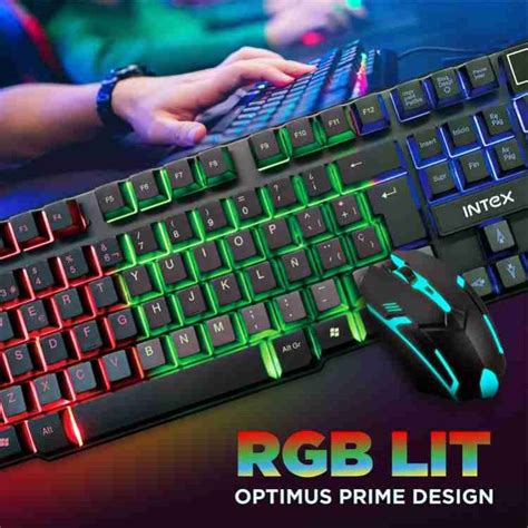 Intex It Kb334 Wired Gaming Keyboard And Mouse In Wired Keyboard Mouse Sweez King Gadgets Shop