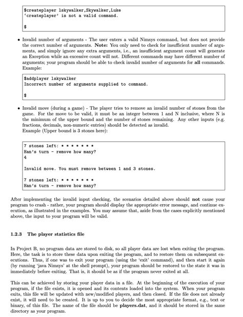 Solved Write Nim Game In Java The Aim Of This Project Is To