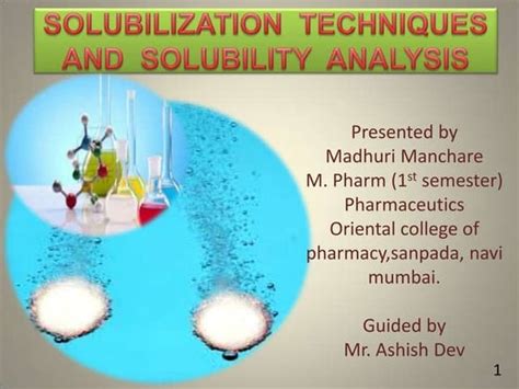 Solubilization Ppt
