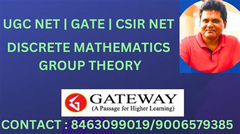 Group Theory Discrete Mathematics Ugc Net Computer Science Engineering Mathematics Gate
