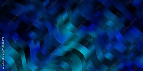 Light Blue Vector Texture With Circular Arc Bright Sample With Colorful Bent Lines Shapes
