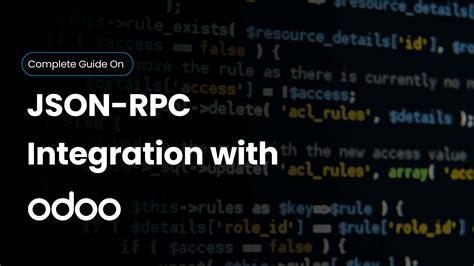 How To Integrate Json Rpc With Odoo 17 Complete Guide