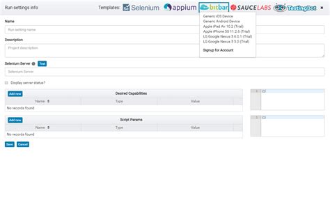 Running Scriptworks Tests On Bitbar