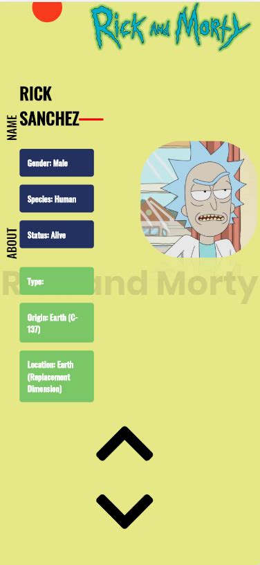 GitHub JoelBM Creator Rickandmorty React Fan Page Of Rick And Morty By JoelBM Creator Demo