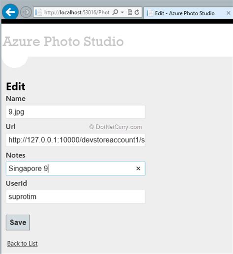 A Photo Stream For The Cloud Using Aspnet Mvc And Azure Blob Storage Dotnetcurry
