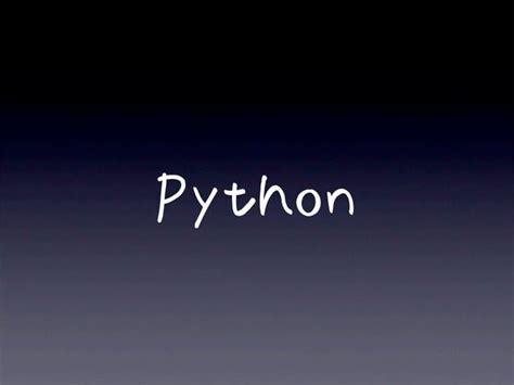 Introduction Of Python And Pygame Ppt