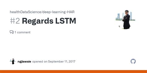 Regards LSTM Issue HealthDataScience Deep Learning HAR GitHub