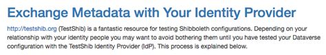 Shibboleth Cannot Get Shib Login Working With Test Shib Following The Instructions In The