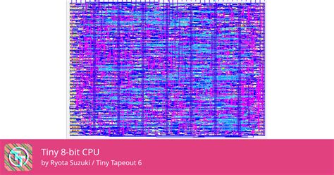 166 Tiny 8 Bit Cpu Quicker Easier And Cheaper To Make Your Own Chip