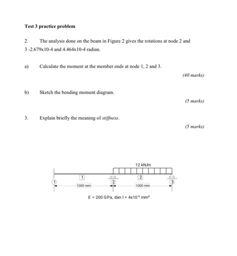 a using matrix flexibility method analyze the beam