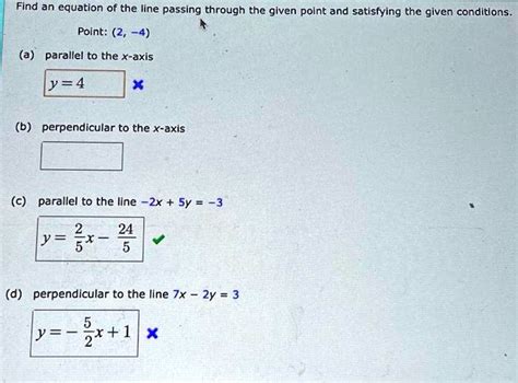 Find The Equation Of A Line Parallel To X Axis And Passing Through