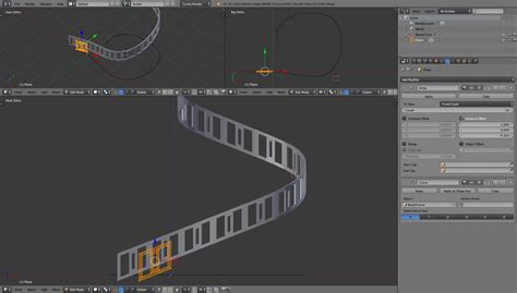 Modeling Curve Modifier Deformation Only On Z Axis Blender Stack
