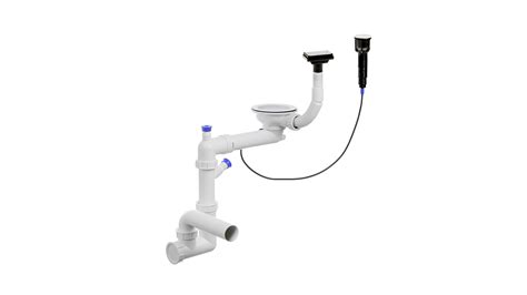 Space Saving Automatic Water Trap Pop Up Composite Vertical Overflow Primagran