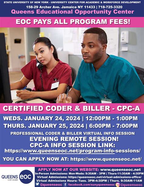 Virtual Information Session Certified Coder And Biller Cpc A