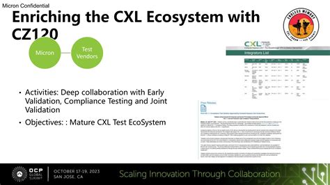 Micron Memory Expansion With Cxl Modules Benefits Use Cases And Enriching The Cxl Ecosystem