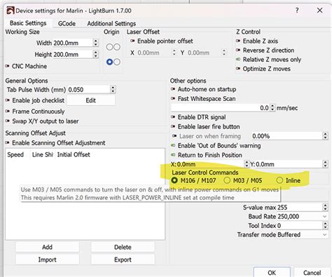 Laser Pwm Signal Is Inverted Lightburn Hardware Compatibility Lightburn Software Forum
