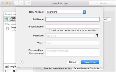 How To Set Up Multiple User Accounts In MacOS