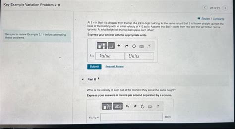 Solved Key Example Variation Problem 211 Bo Sure To Reviow